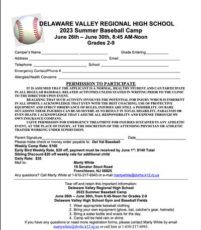 Del Val Baseball - DEL VAL BASEBALL