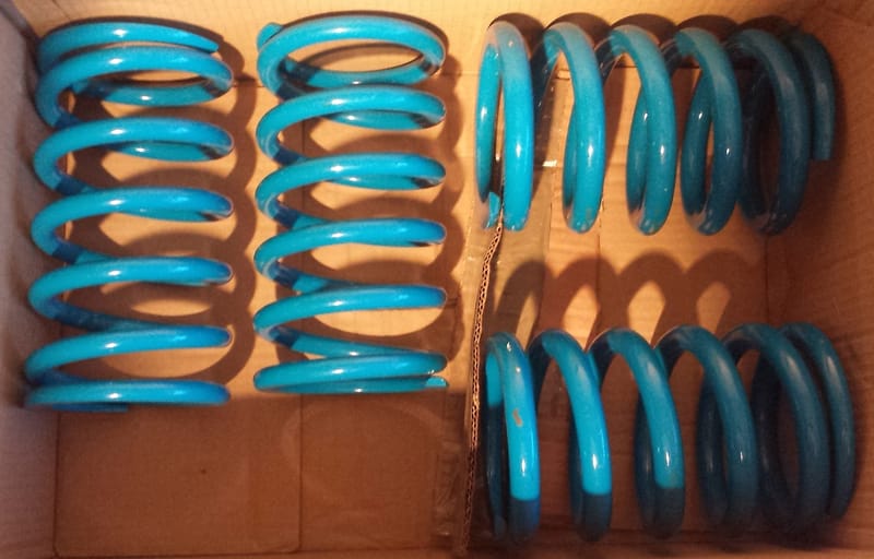 60mm Lowering Spring set Volvo Amazon & P1800 - excludes amazon estate ...