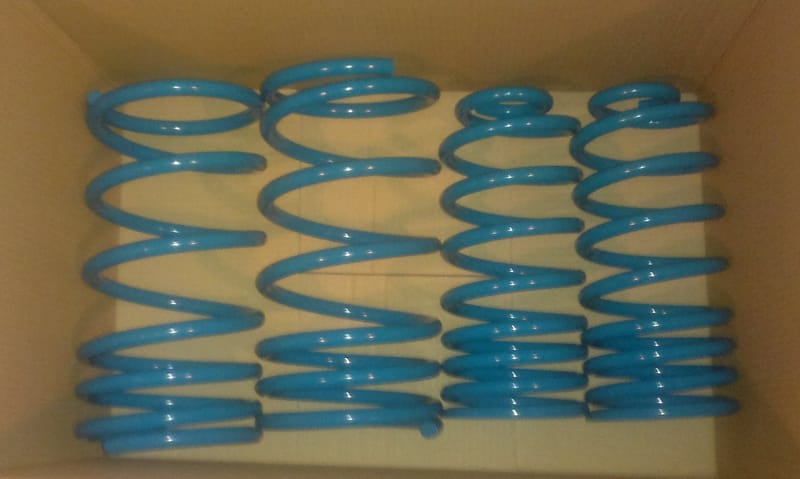 80/60mm Lowering Spring set Volvo 240 and 260 - Classic Swede