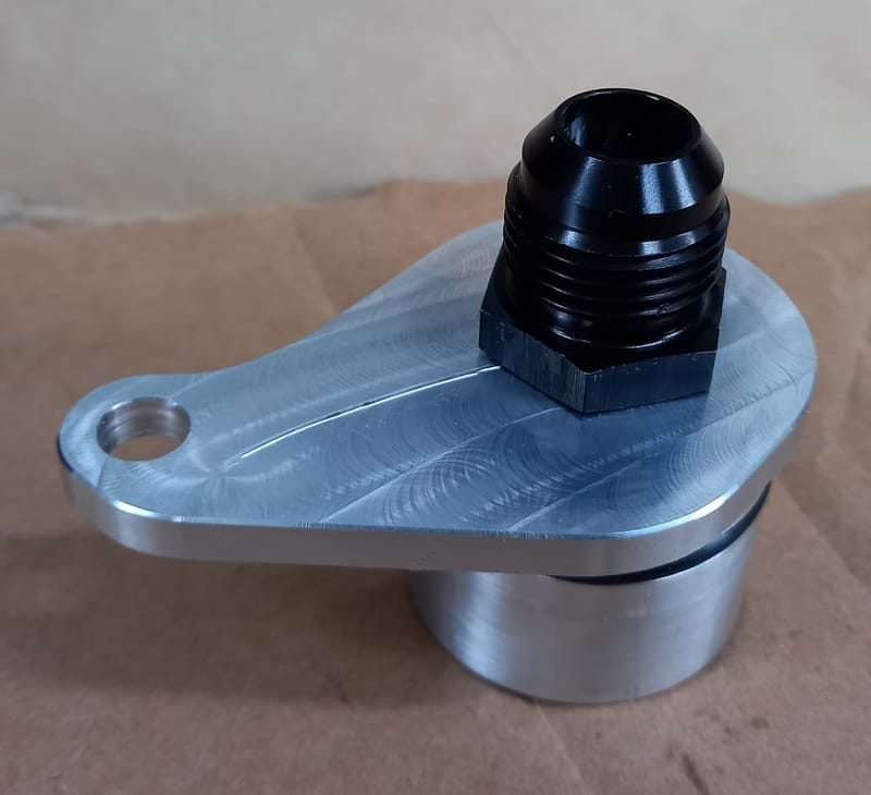 Engine block breather for distributor opening - Classic Swede