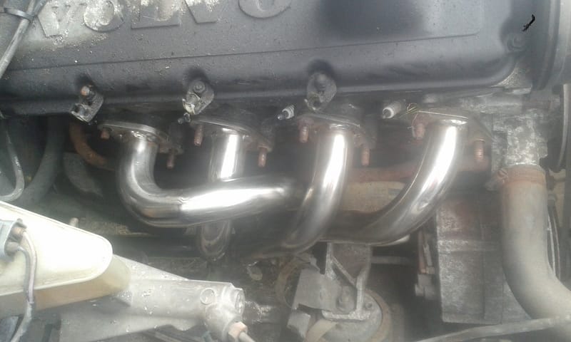 240 stainless 4 branch exhaust manifold - Classic Swede