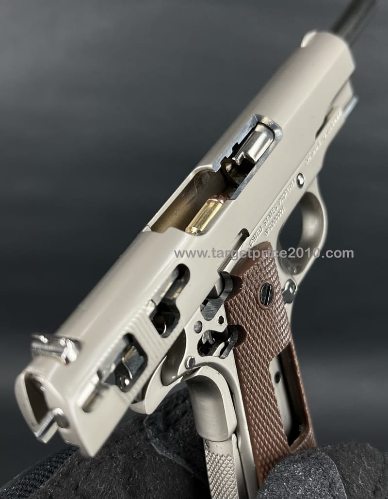 Hollow Out Mini Model Gun 1911 In Silver With CNC 2 Tone Color 5 ...