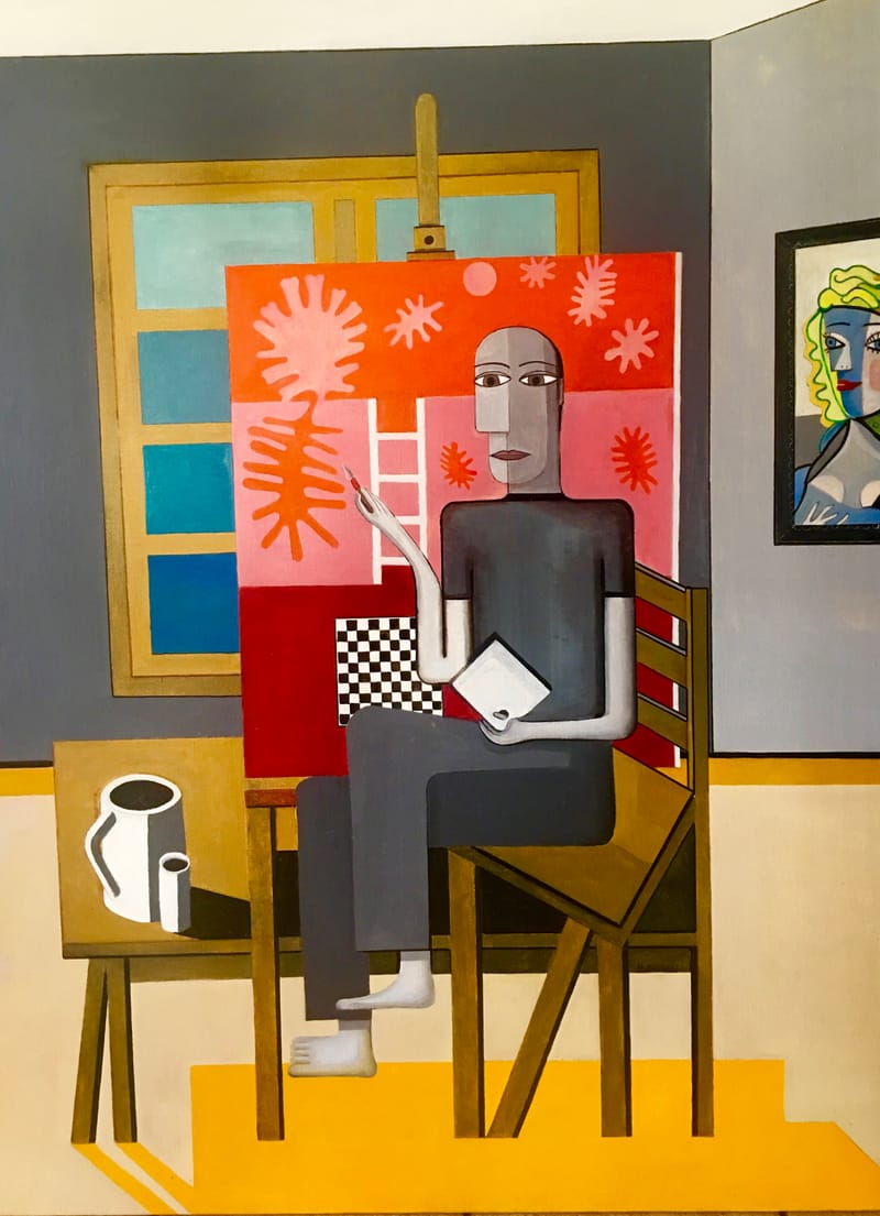 LE PEINTRE SIMONI - HUGUES SAVALLI ART