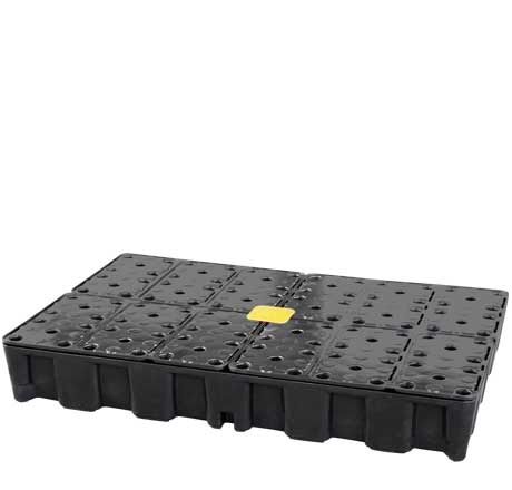PE sump pallet 120 HD with PE grating without approval - Mor-Trade