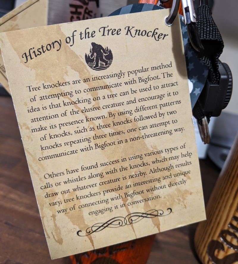 Bigfoot Tree Knockers