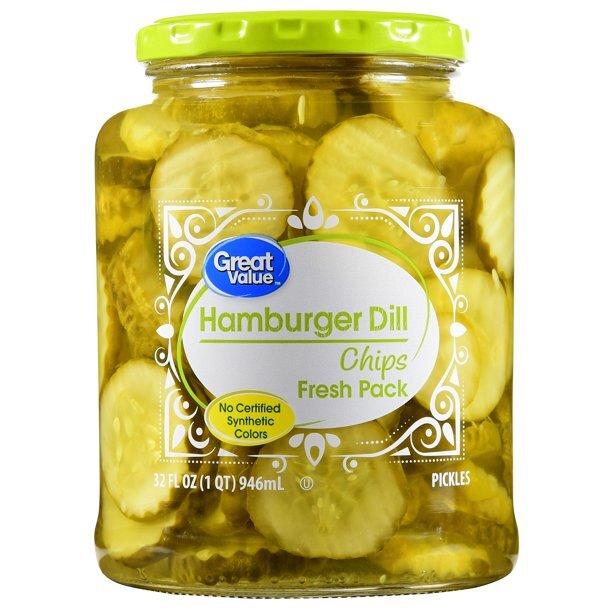 Great Value Hamburger Dill Chip Pickles - Starboard Supply & Services LLC