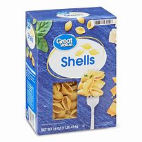 GREAT VALUE SHELL Pasta - Starboard Supply & Services LLC
