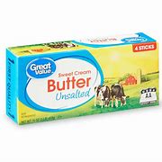 GREAT VALUE BUTTER UNSALTED - Starboard Supply & Services LLC