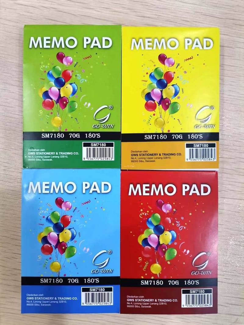 MEMO PAD - GREAT WALL STATIONERY SDN BHD