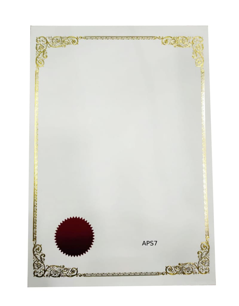 CERTIFICATE PAPER & CERTIFICATE HOLDER - GREAT WALL STATIONERY SDN BHD