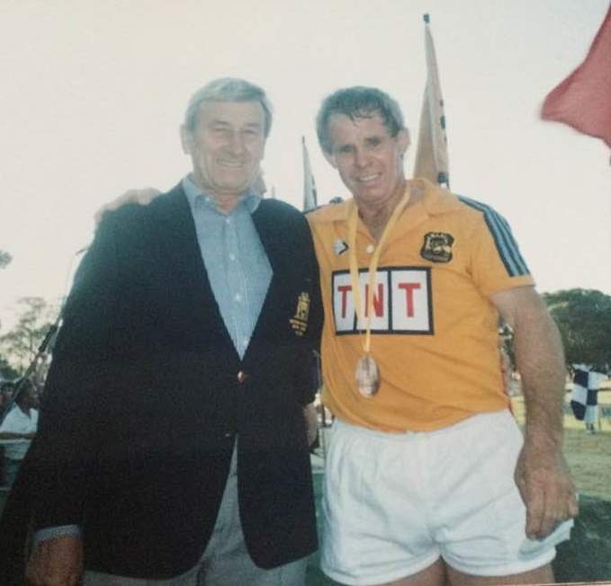 Peter Marshall and Ron Hudson 1990 - HistoryofWARL.com.au