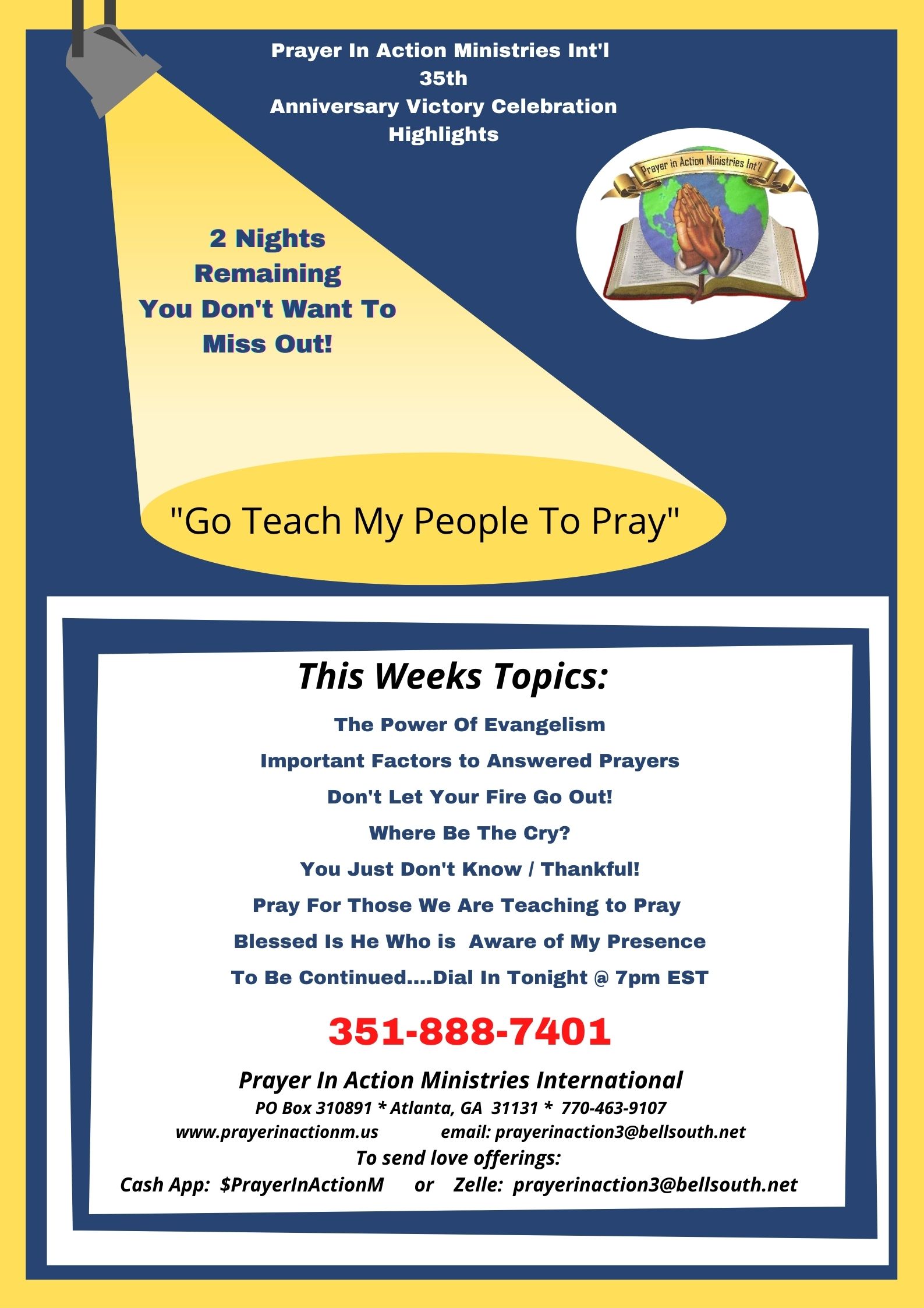 PIAM Member's Ministries - piam