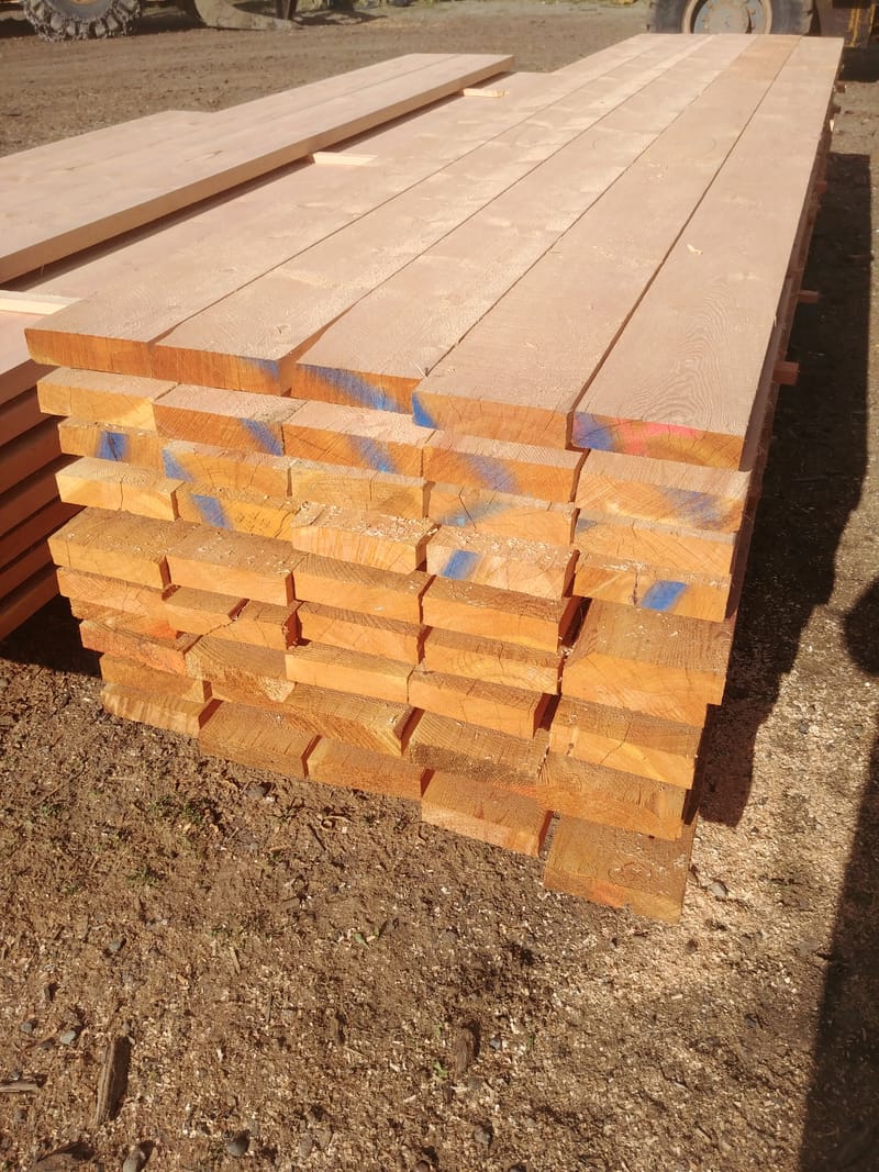 2"x 6" FIR BOARDS - Esk'et Sawmill (cníк’meń) Alkali Lake