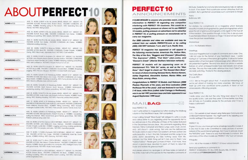 Perfect 10 - Vintage PDF Magazines