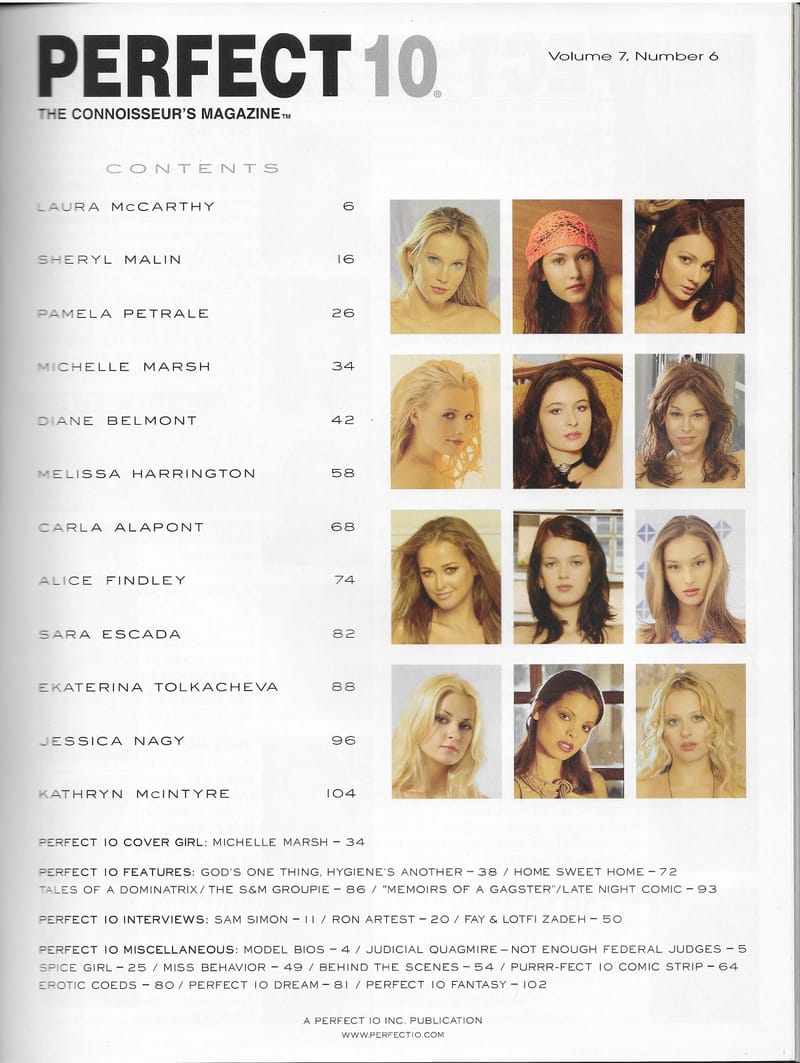 Perfect 10 - Vintage PDF Magazines