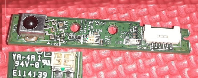 E114139 PLACA IR PCB BOARD SCHEDA PLATINEE TOSHIBA 32AV933G