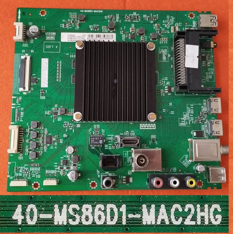 40-MA86D1-MAC2HG PLACA MAIN BOARD SCHEDA PLATINEE TCL U55P6006