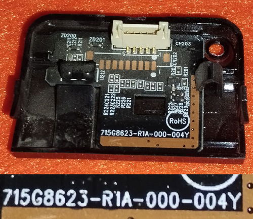 715G8A623-R1A-000-004Y PLACA IR PCB BOARD PHILIPS 43PUS7505/12