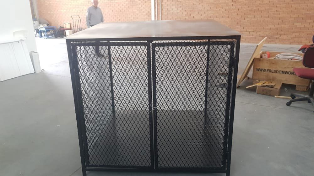 Gas bottle and Generator Cages - Boss Steel Solutions
