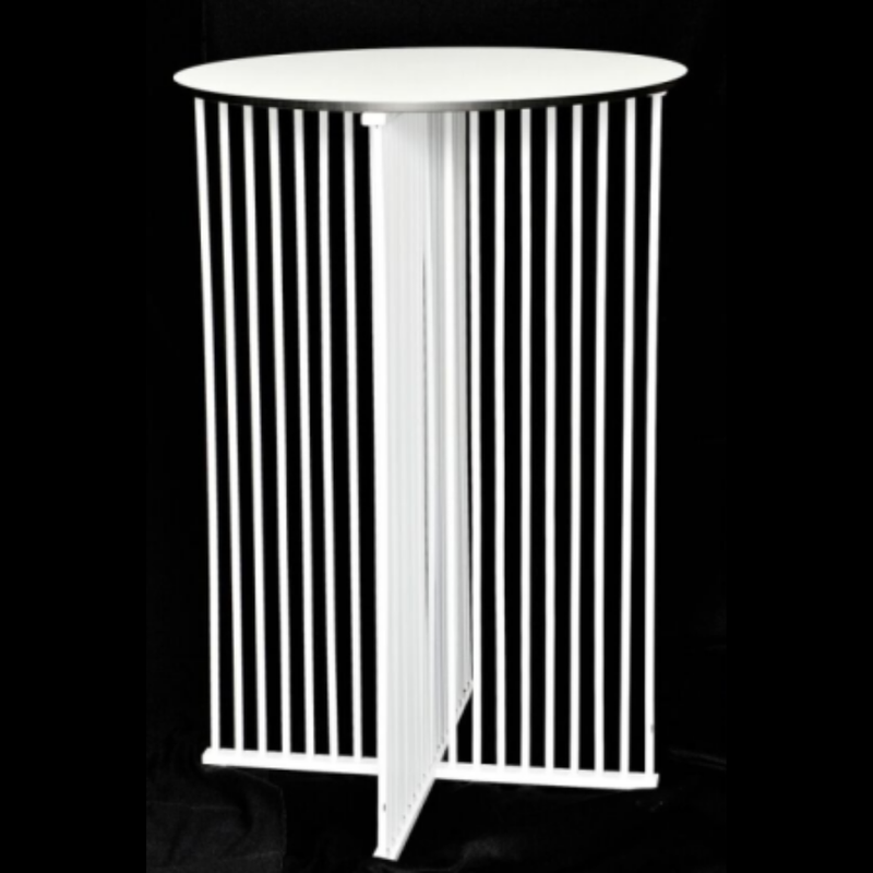 White Studio Cocktail Bar Table Hire