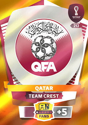 212. Team Crest (Qatar) - MVP Collectibles