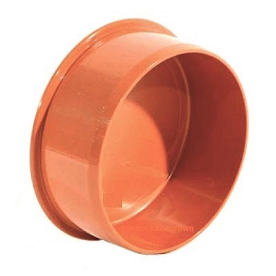 Drainage Pipe Socket Plug 110mm Underground Fitting