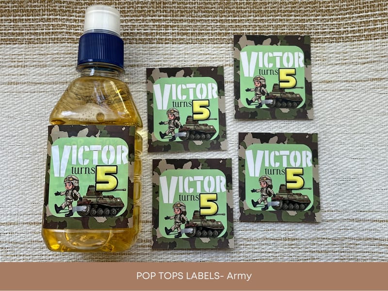 POP TOPS LABELS - Celestine Gifts and Creations