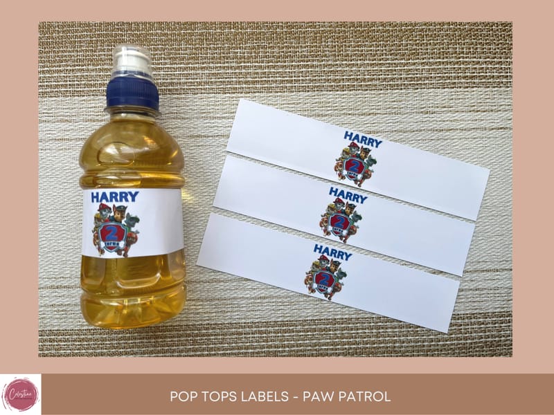 POP TOPS LABELS - Celestine Gifts and Creations