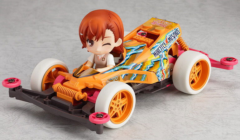 RARE! Tamiya 92240 The Nendoroid Petite x Mini 4WD Mikoto Misaka drives ...