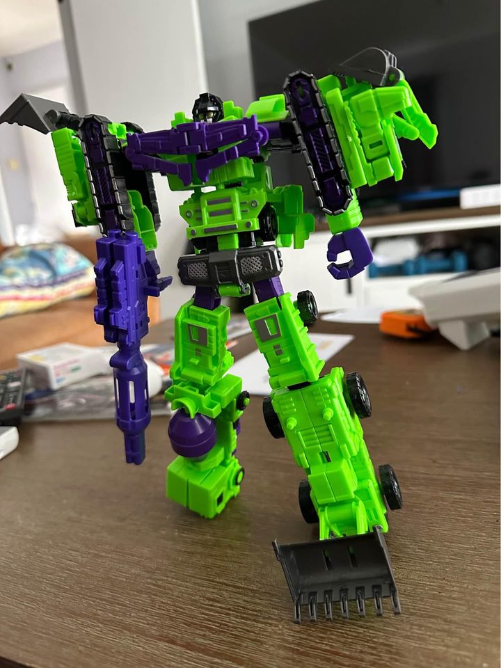 The Yellow Devastator, transformable Robot set - Toysmart