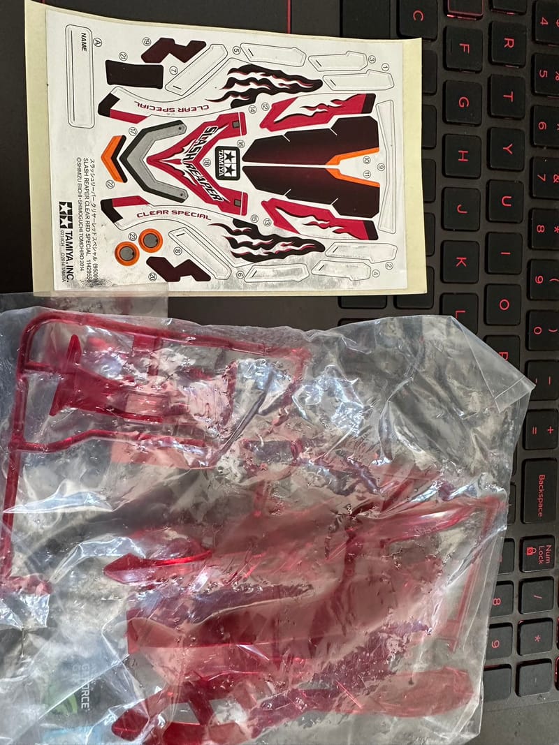 Slash Reaper Clear Red Special body (for VS/AR Chassis) from Limited ...