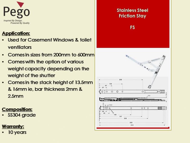 Friction Stay - pego.in