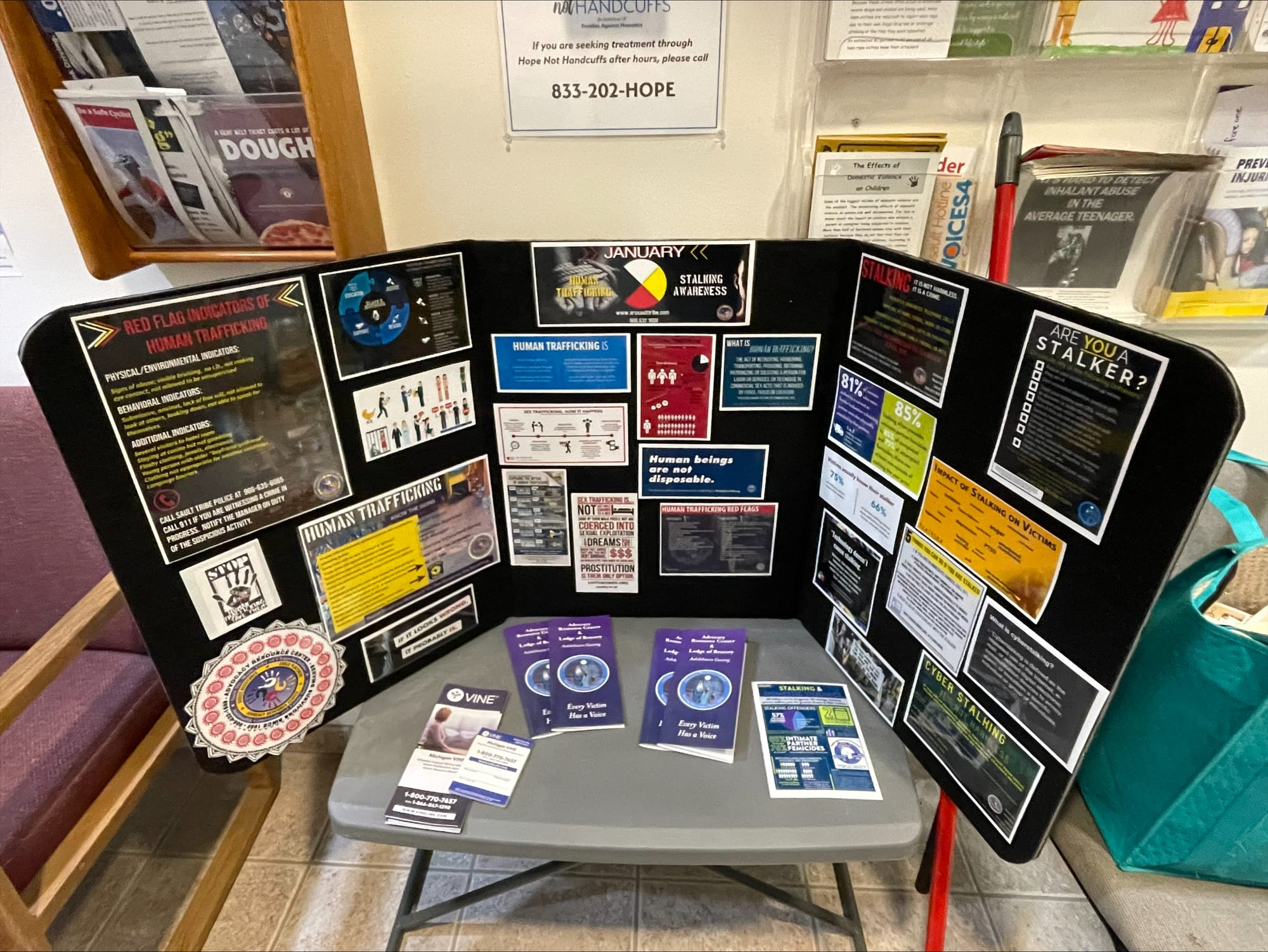 January Human Trafficking and Stalking Community Education Board at ...