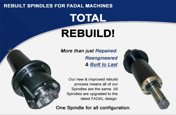 Spindle Repair Services and Spindle Rebuilding - Fadal CNC Parts