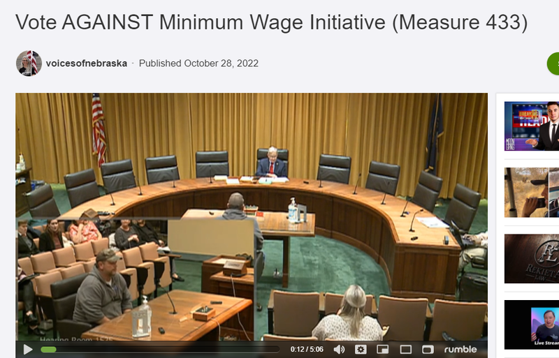 Vote AGAINST Minimum Wage Initiative (Measure 433) - Voices of Nebraska