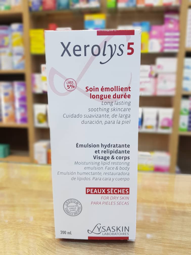LYSASKIN Xerolys 10 Soin Emollient Pou Peaux Très Sèches 200ml ...