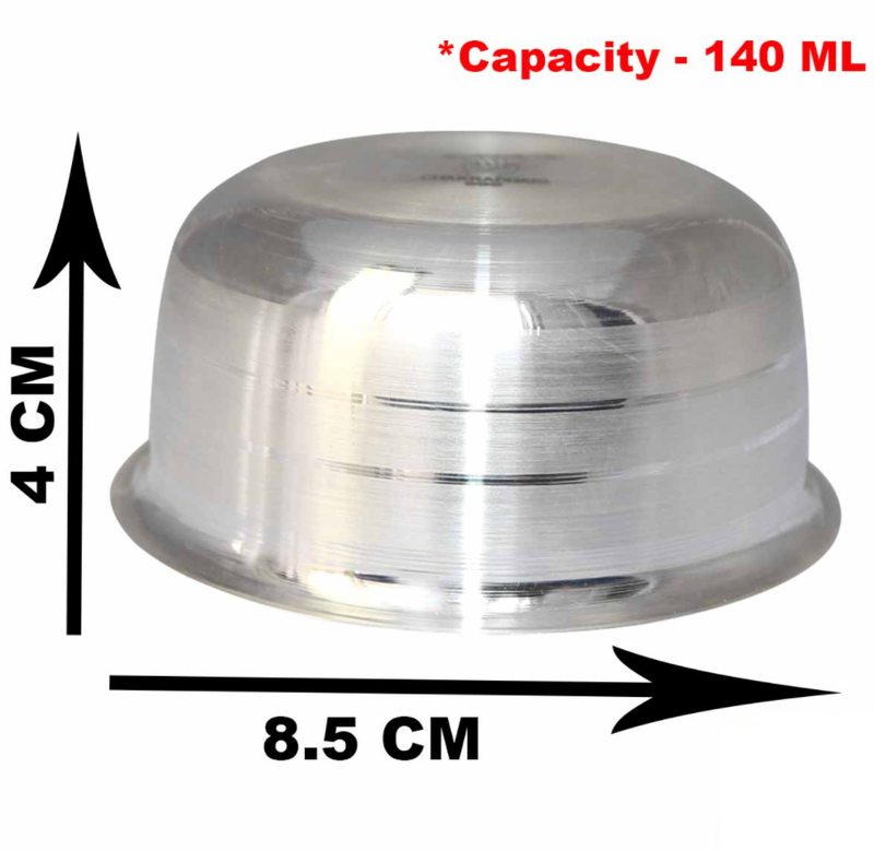 Big Silver Pot/Bhagoni - MahaGauri Creations