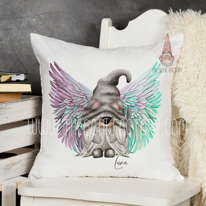 Colourful 'Angel Dog Gonk' Cushion