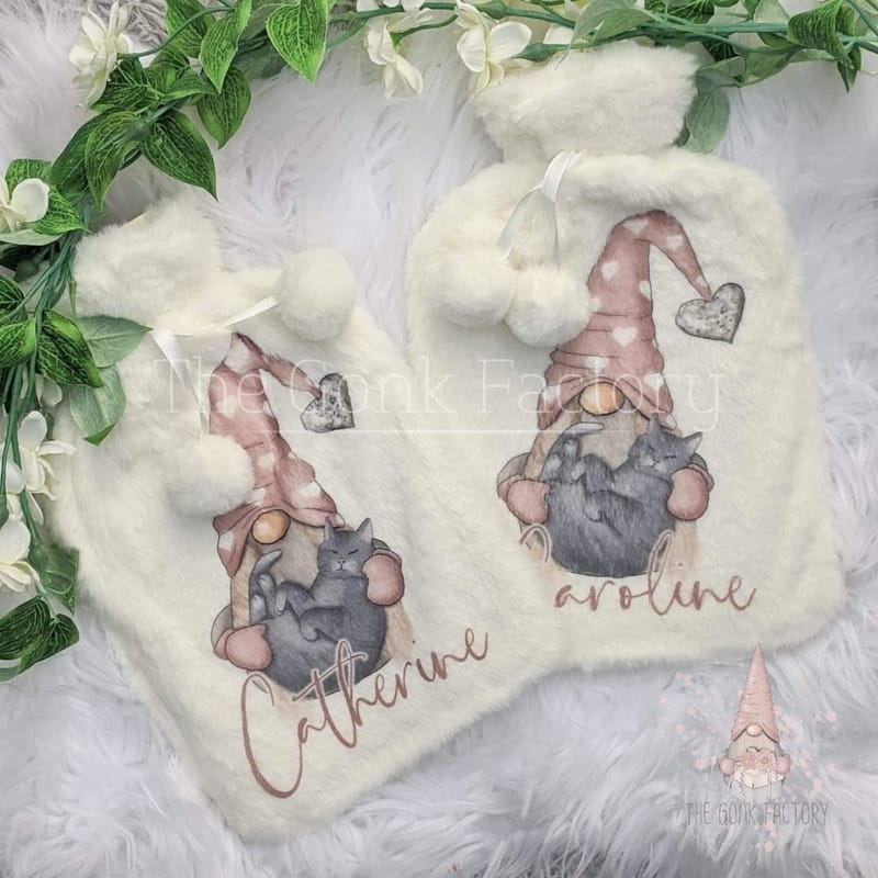 'Cat & Gonk' Hot Water Bottle