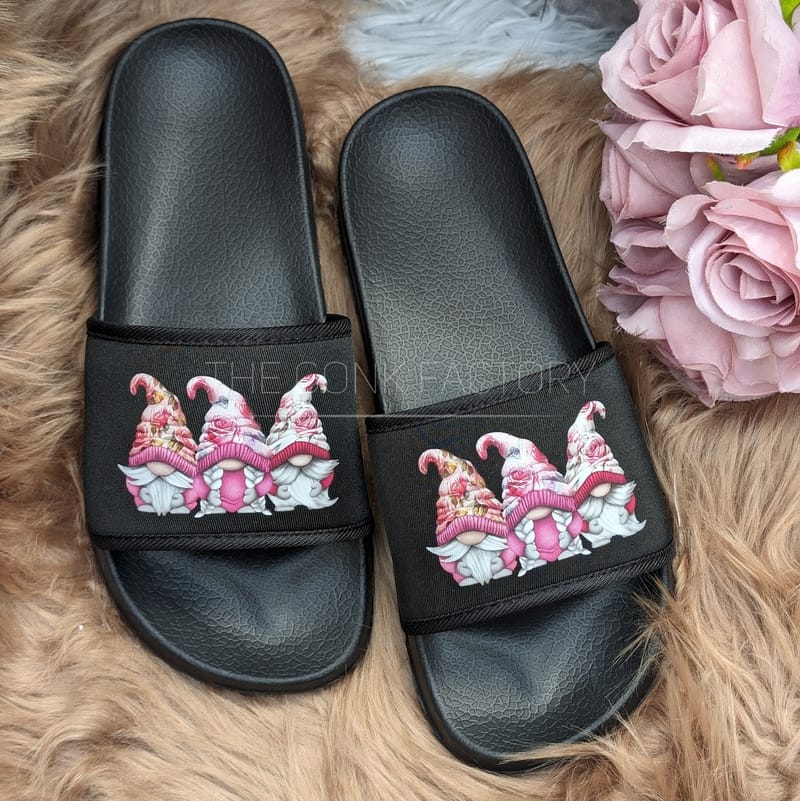 Pink 'Leopard Gonk' Slippers