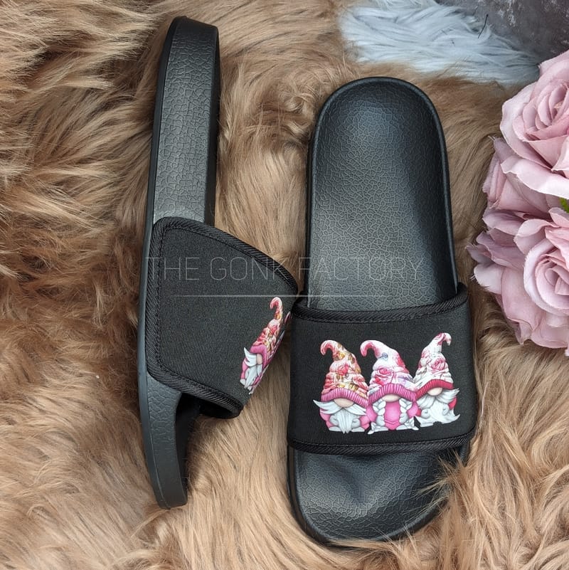 Pink 'Leopard Gonk' Slippers