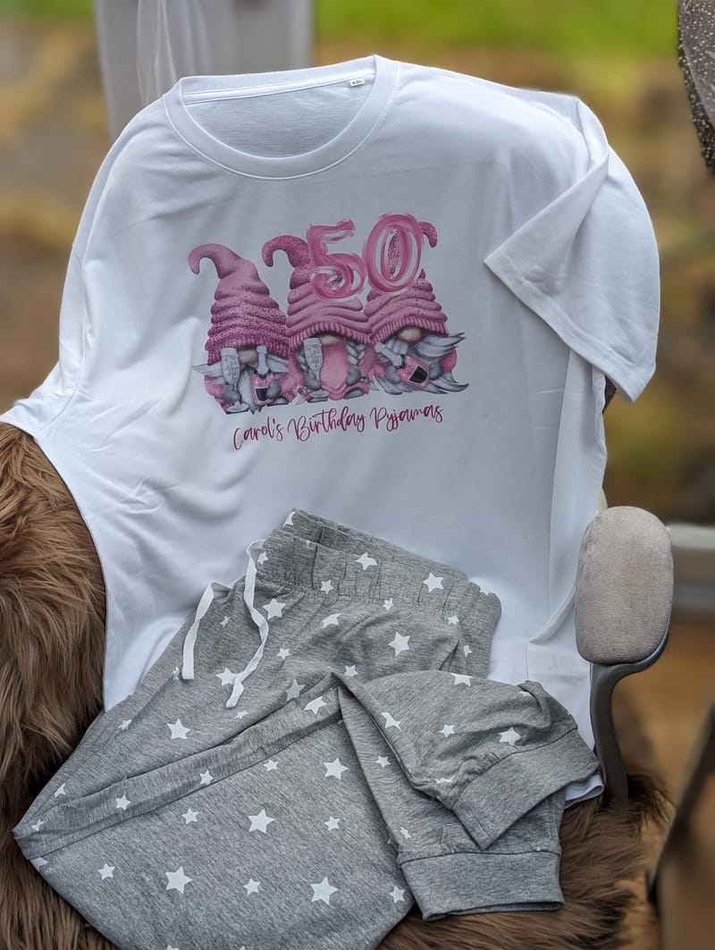 Personalised ‘Birthday Number Gonks' Pyjamas