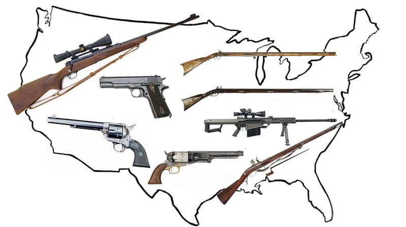 States With Official Firearms - Teller Rifles
