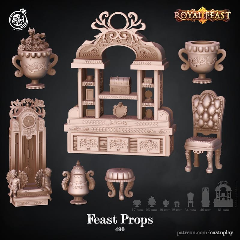 Royal Feast Props - DragonBourne RPG