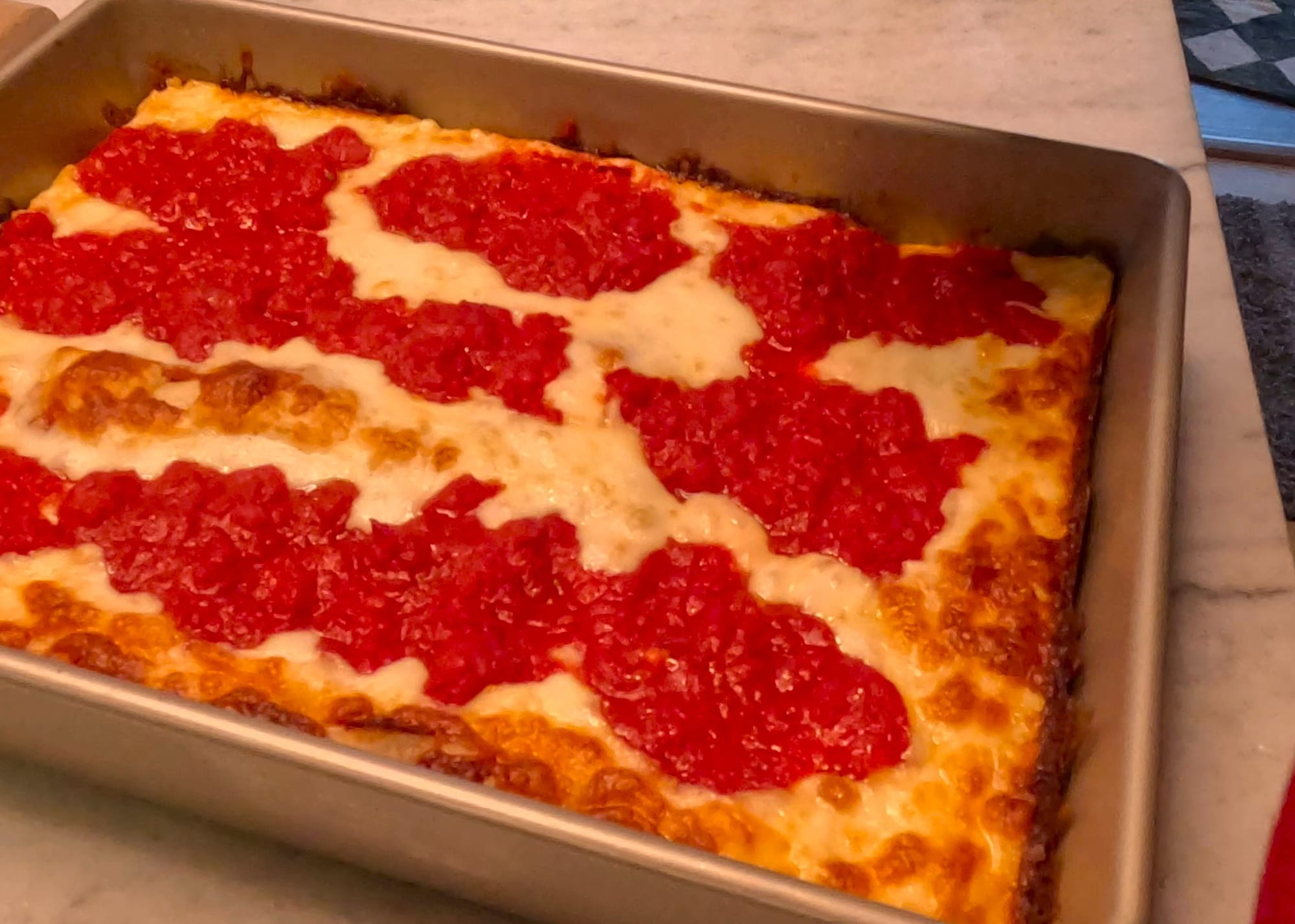 Detroit-Style Pizza - Brooklyn Brothers Cooking
