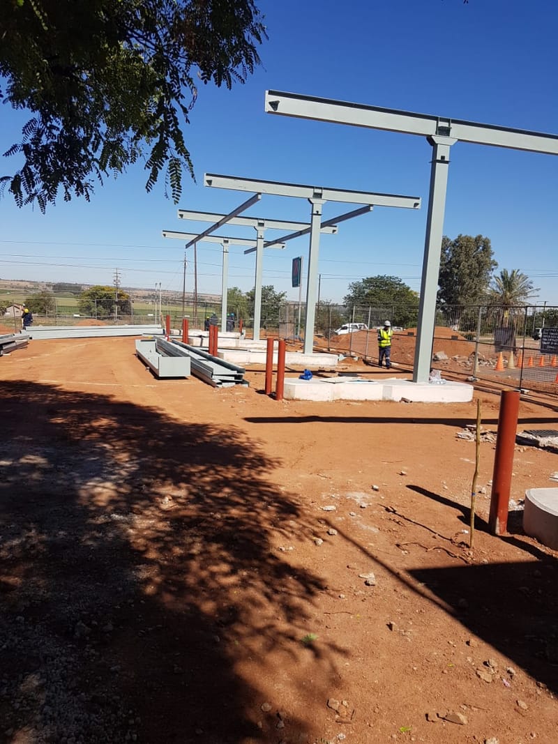 STEEL STRUCTURE CANOPY - Ingwe Fuel Tech Solutions