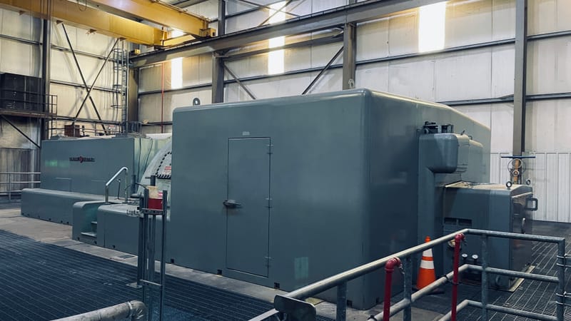 ONE (1) USED 42.5MW CONDENSING STEAM TURBINE GENERATOR UNIT