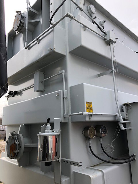 ONE (1) 30/33.6/40/44.8/50/56 MVA WAUKESHA STEP-UP TRANSFORMER