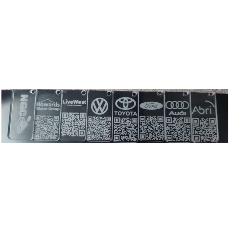 Personalised laser engraved Key Ring - Keys 'n' More