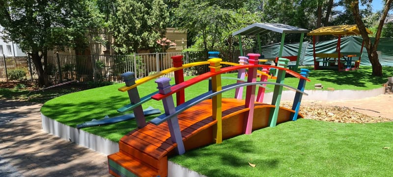 School Childrens multi coloured bridge - benchesdirect.co.za